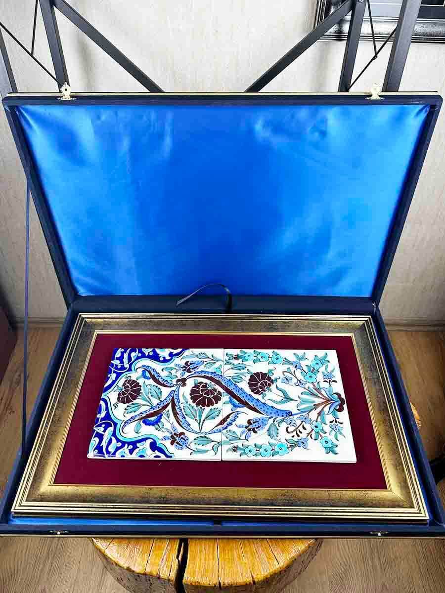 Iznik Tile Painting - Handcrafted Turkish Ceramic Art